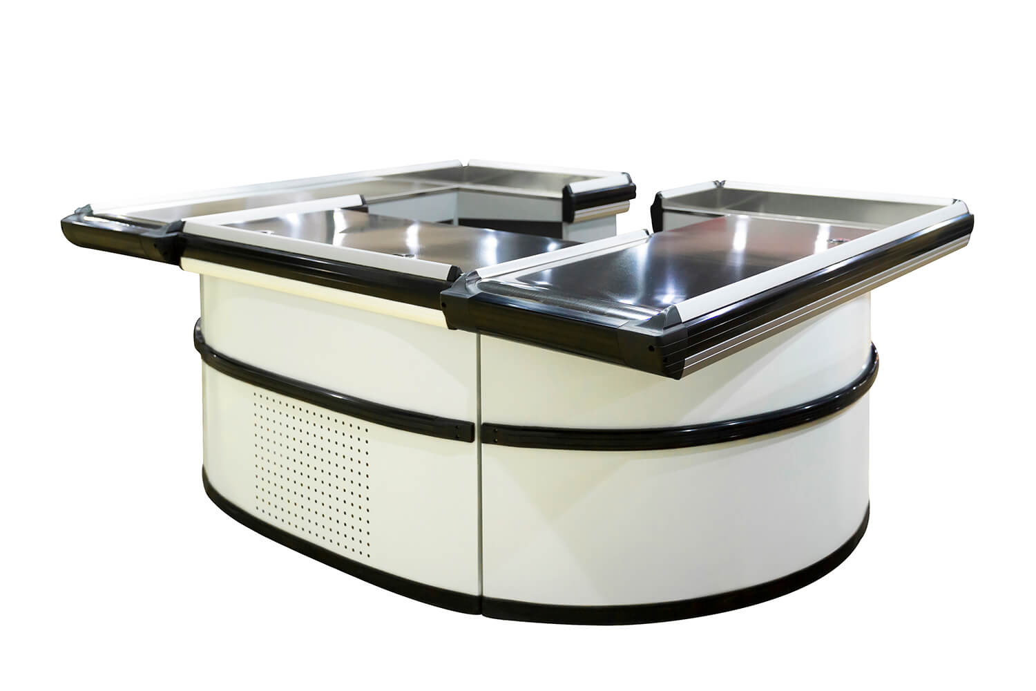 Round Based Supermarket Cashier Counter - Buy Round Based Supermarket ...