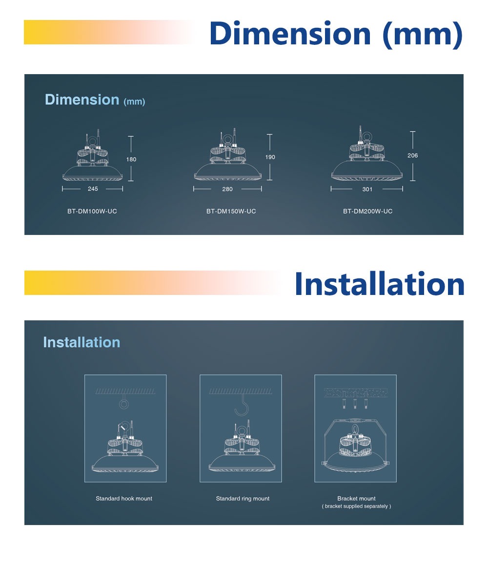 High Bay Led Light Fixtures