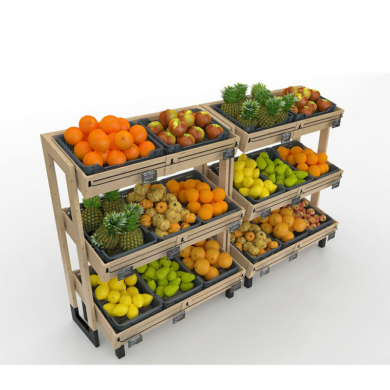Wooden Display Rack for Fruit And Vegetable - Buy Wooden Display Rack ...