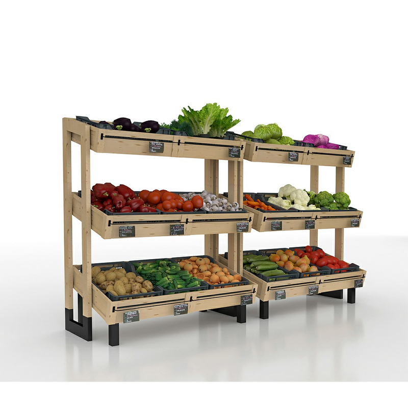 Wooden Display Rack for Fruit And Vegetable - Buy Wooden Display Rack ...