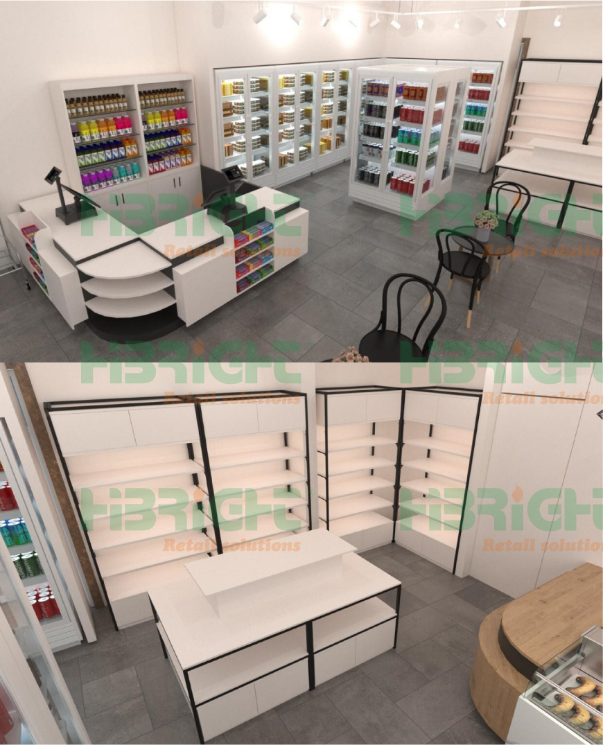 Open a Boutique store with customized wooden display stands ...