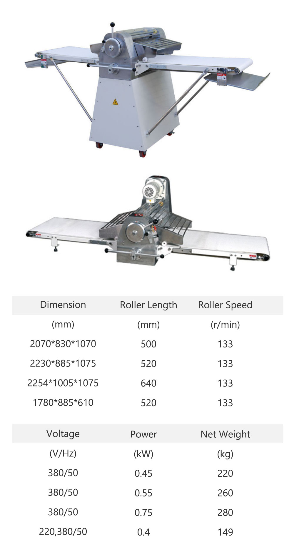 Commercial Dough Sheeter