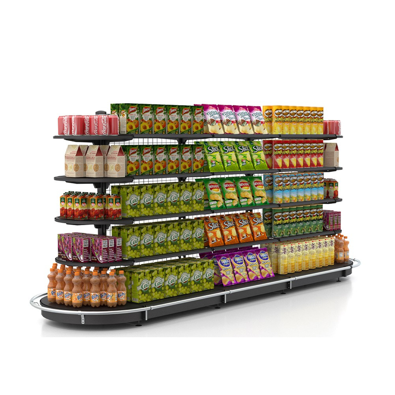 Curved Supermarket Rack - Buy Product on Highbright Retail Solutions