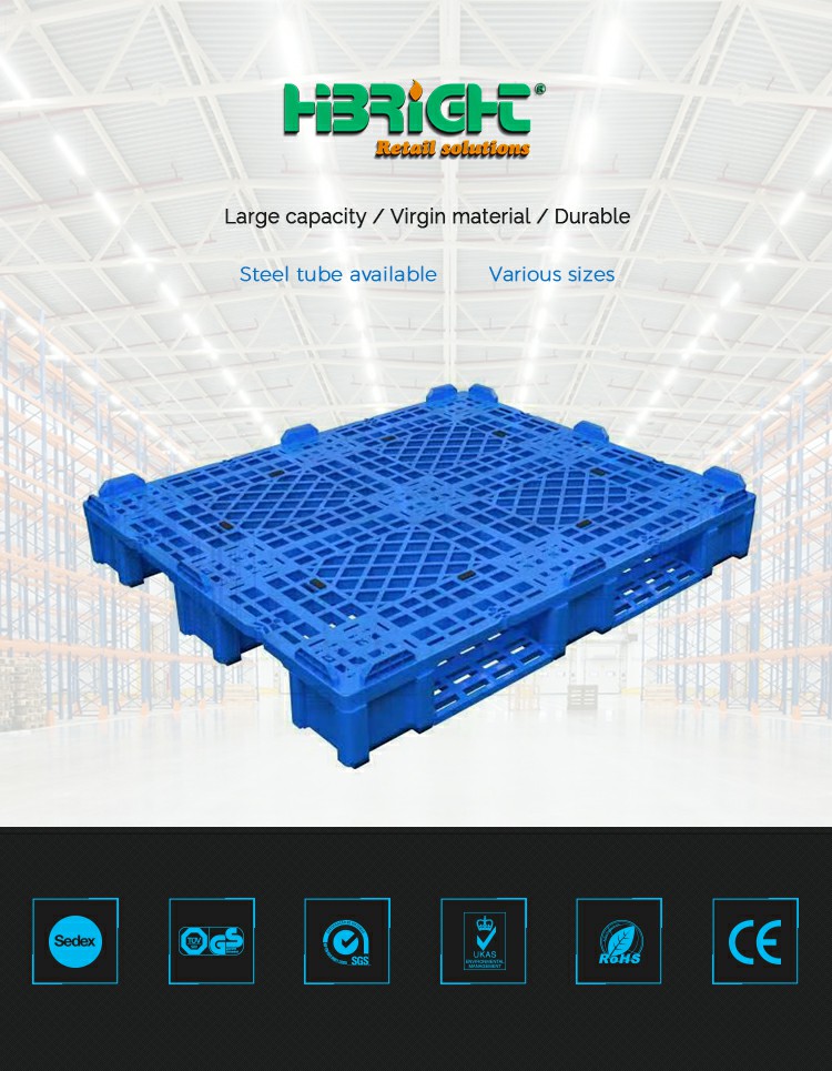 Insert-molded Plastic Pallets with Steel Frame