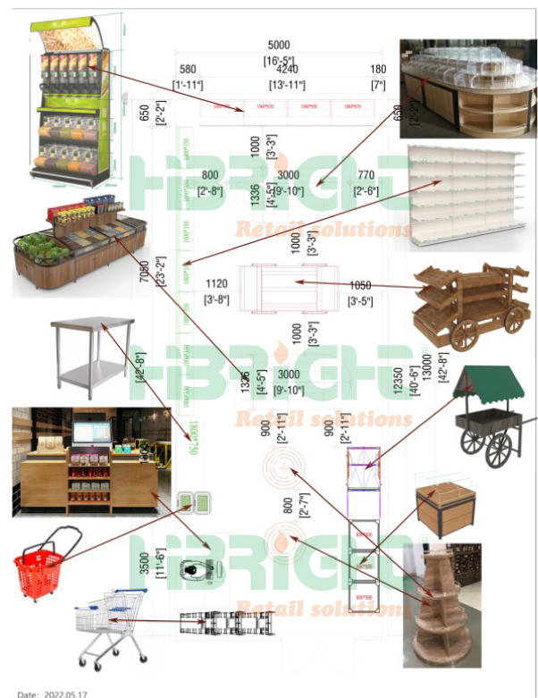 Nut store in Saudi Arabia - Highbright Retail Solutions